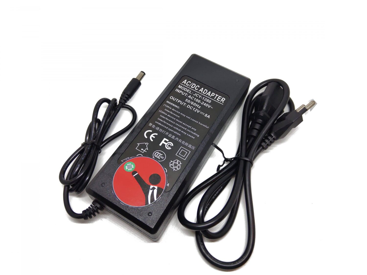 Fuente De Poder Ac 100-240v A Dc 12v 8a - Makers Chile