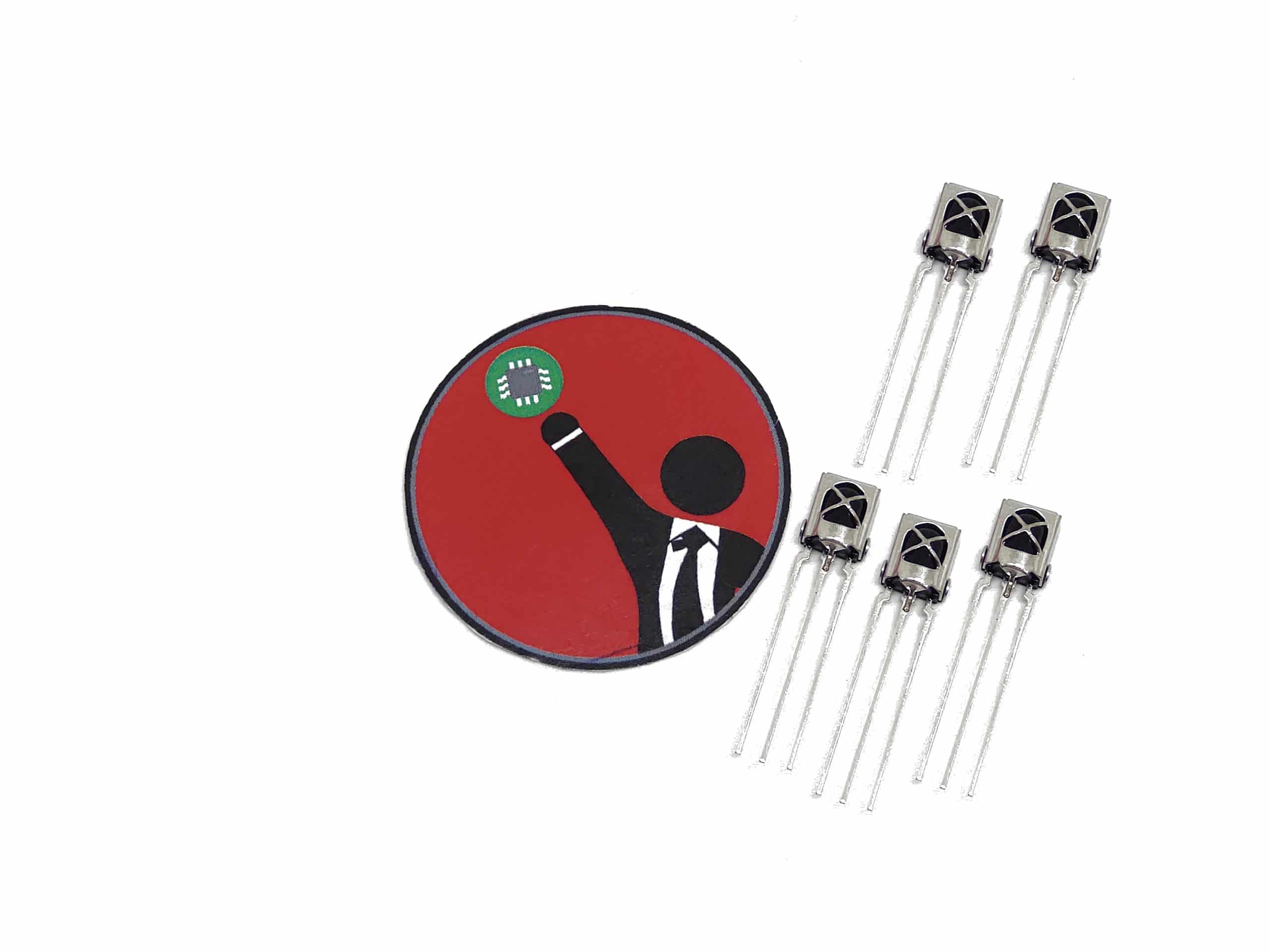 Pack 5 Led Receptor Infrarrojo Ir Hx1838 - Makers Chile